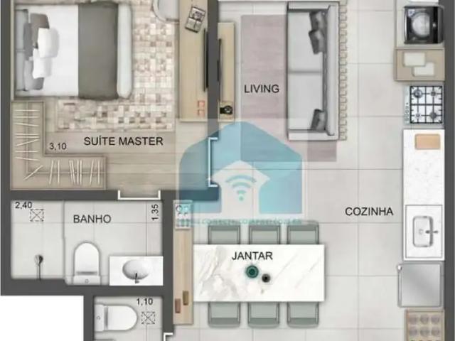 Apartamento para Venda em São Paulo/SP Butantã 1 Quartos