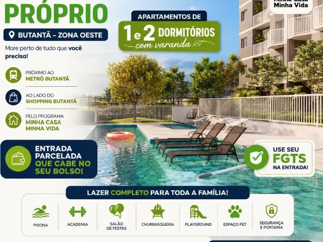 Apartamento para Venda em São Paulo/SP Butantã 2 Quartos