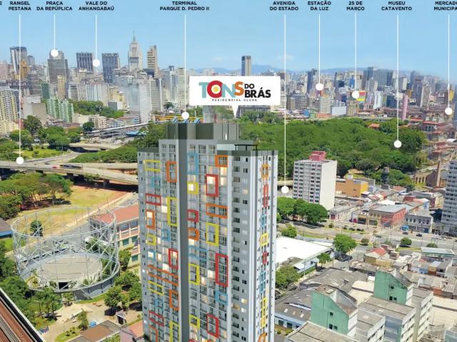 Apartamento para Venda em São Paulo/SP Brás 2 Quartos