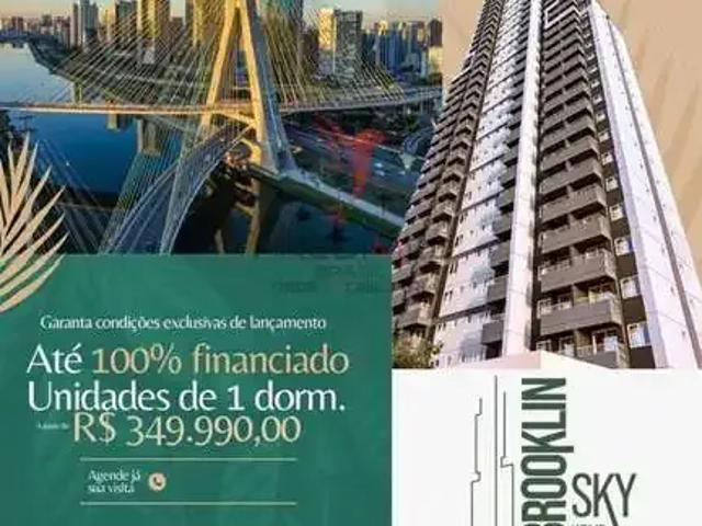 Apartamento para Venda em São Paulo/SP Brooklin Paulista 1 Quartos