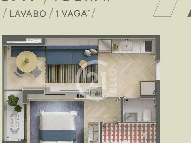 Apartamento para Venda em São Paulo/SP Brooklin 1 Quartos