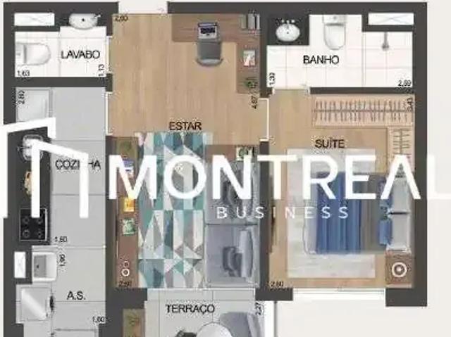 Apartamento para Venda em São Paulo/SP Brooklin 1 Quartos