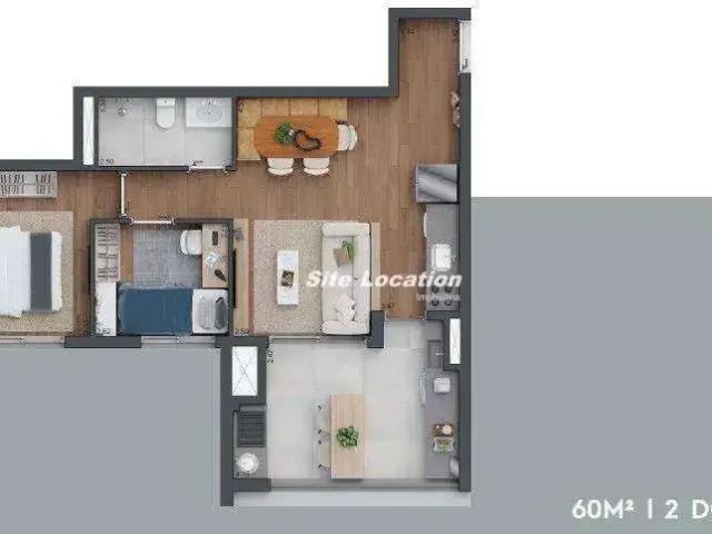 Apartamento para Venda em São Paulo/SP Brooklin 2 Quartos