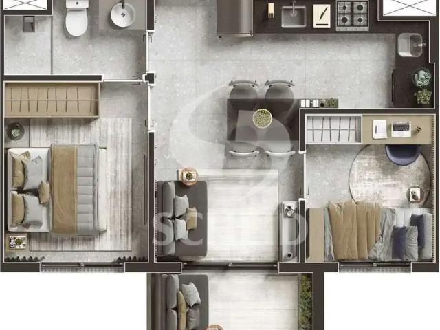 Apartamento para Venda em São Paulo/SP Campo Belo 2 Quartos