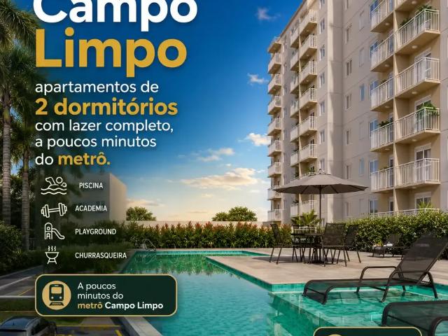 Apartamento para Venda em São Paulo/SP Campo Limpo 2 Quartos