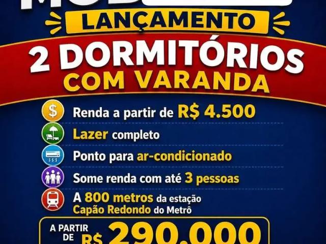 Apartamento para Venda em São Paulo/SP Capão Redondo 2 Quartos