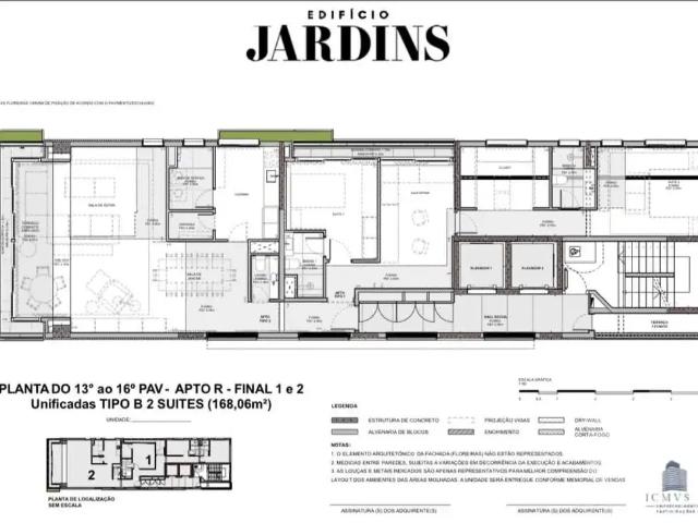 Apartamento para Venda em São Paulo/SP Cerqueira César 2 Quartos