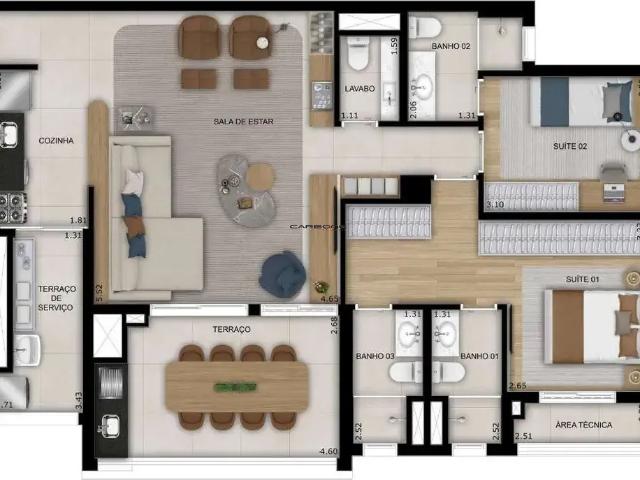 Apartamento para Venda em São Paulo/SP Chácara Califórnia 2 Quartos
