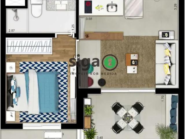 Apartamento para Venda em São Paulo/SP Chácara Inglesa 1 Quartos