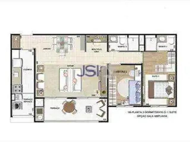 Apartamento para Venda em São Paulo/SP Conjunto Residencial Morumbi 2 Quartos