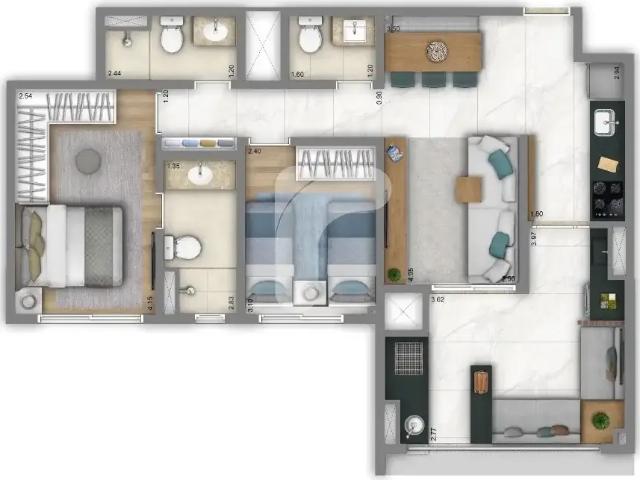 Apartamento para Venda em São Paulo/SP Freguesia do Ó 2 Quartos