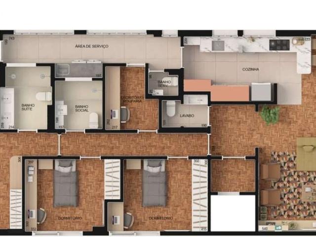 Apartamento para Venda em São Paulo/SP Higienópolis 3 Quartos