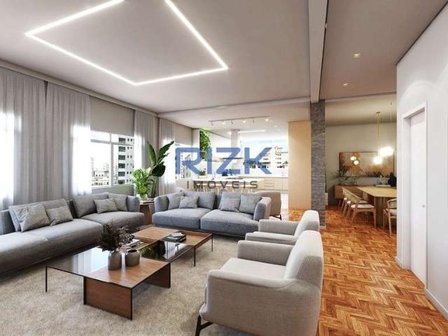 Apartamento para Venda em São Paulo/SP Higienópolis 3 Quartos