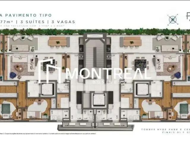 Apartamento para Venda em São Paulo/SP Itaim Bibi 3 Quartos