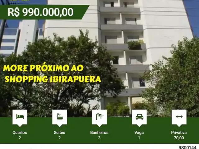 Apartamento para Venda em São Paulo/SP Indianópolis 2 Quartos