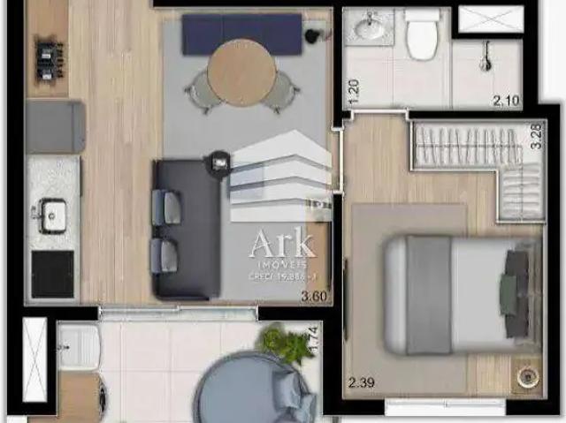 Apartamento para Venda em São Paulo/SP Ipiranga 1 Quartos