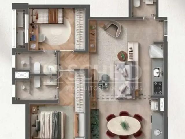 Apartamento para Venda em São Paulo/SP Jabaquara 2 Quartos