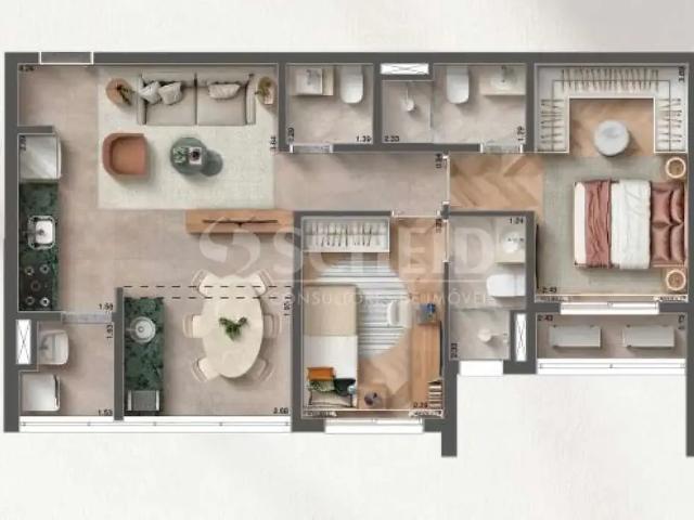 Apartamento para Venda em São Paulo/SP Jabaquara 2 Quartos