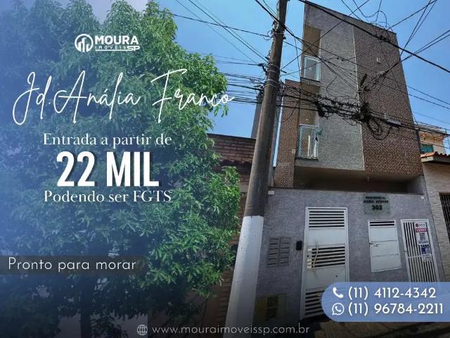 Apartamento para Venda em São Paulo/SP Jardim Anália Franco 1 Quartos