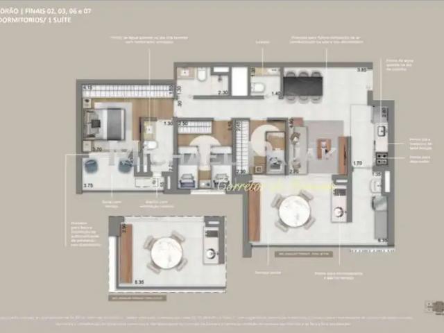 Apartamento para Venda em São Paulo/SP Jardim das Acacias 3 Quartos