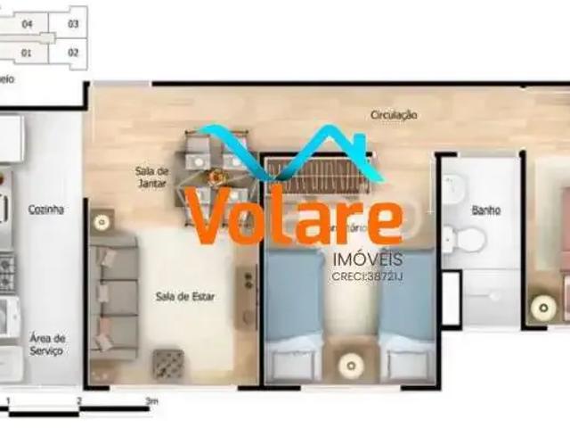Apartamento para Venda em São Paulo/SP Jardim do Lago 2 Quartos