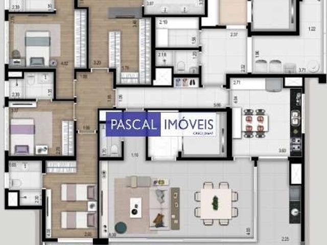 Apartamento para Venda em São Paulo/SP Jardim Paulista 4 Quartos