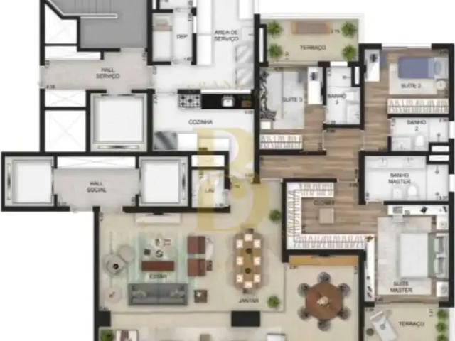 Apartamento para Venda em São Paulo/SP Jardim Paulista 3 Quartos
