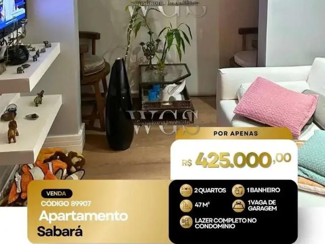 Apartamento para Venda em São Paulo/SP Jardim Sabará 2 Quartos