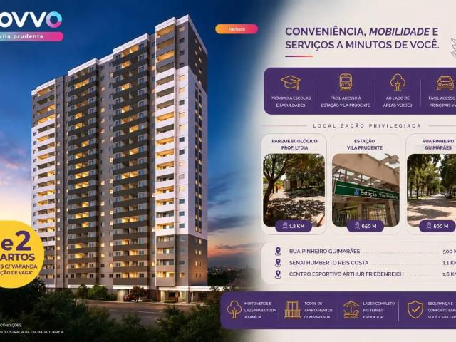 Apartamento para Venda em São Paulo/SP Parque da Vila Prudente 1 Quartos
