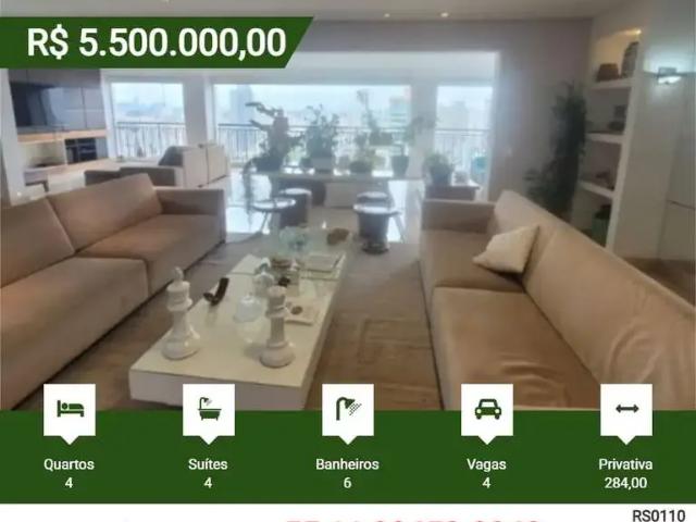Apartamento para Venda em São Paulo/SP Parque da Mooca 4 Quartos