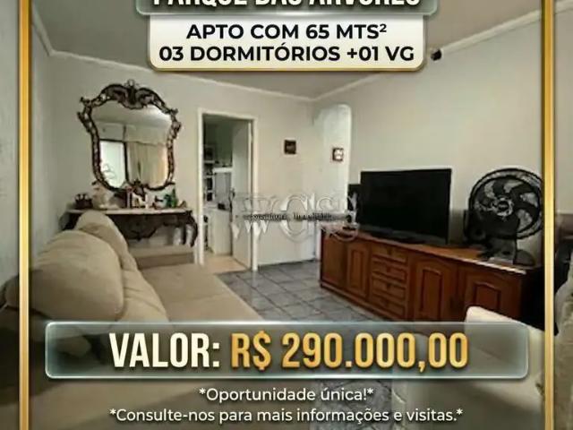 Apartamento para Venda em São Paulo/SP Parque das Árvores 3 Quartos