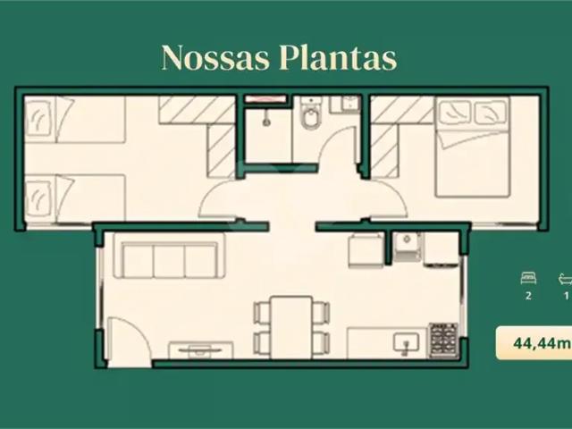 Apartamento para Venda em São Paulo/SP Parque São Domingos 2 Quartos