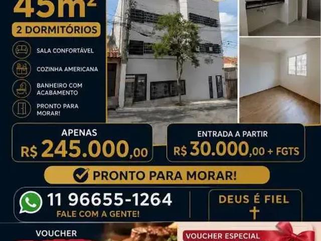 Apartamento para Venda em São Paulo/SP Parque São Lucas 2 Quartos