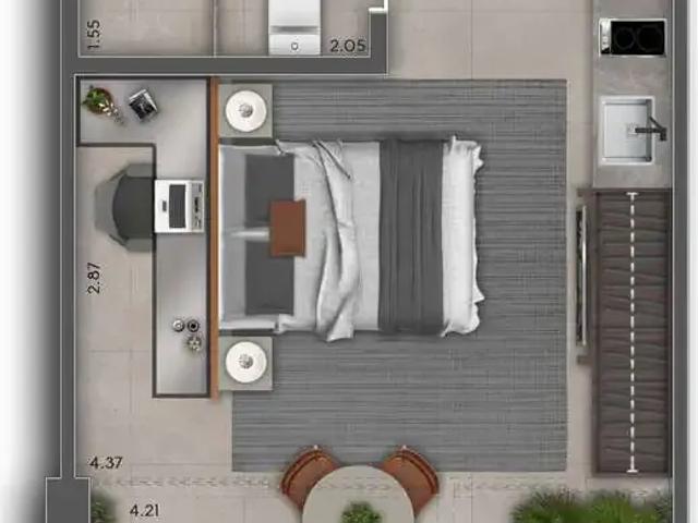 Apartamento para Venda em São Paulo/SP Perdizes 1 Quartos