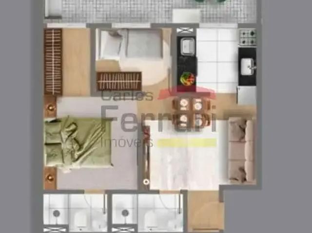 Apartamento para Venda em São Paulo/SP Perdizes 2 Quartos