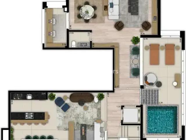 Apartamento para Venda em São Paulo/SP Pinheiros 4 Quartos