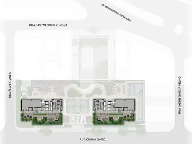 Apartamento para Venda em São Paulo/SP Pinheiros 1 Quartos