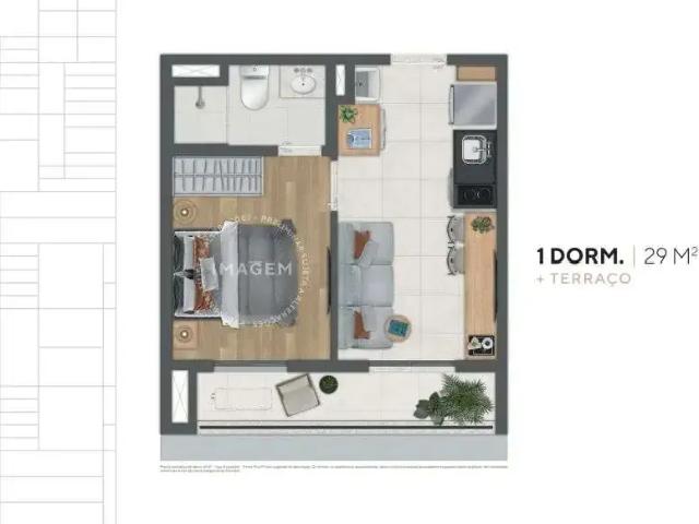 Apartamento para Venda em São Paulo/SP Pinheiros 1 Quartos