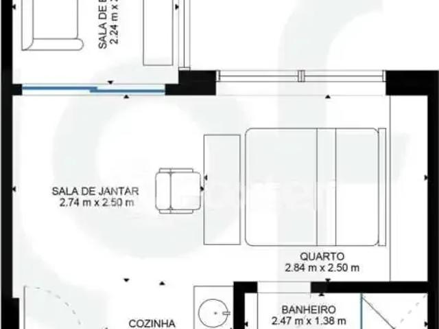 Apartamento para Venda em São Paulo/SP Pinheiros 1 Quartos