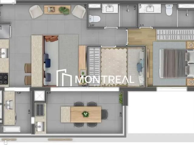 Apartamento para Venda em São Paulo/SP Pinheiros 2 Quartos