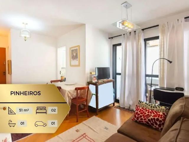 Apartamento para Venda em São Paulo/SP Pinheiros 2 Quartos