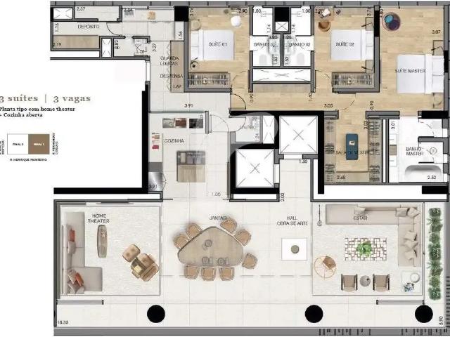 Apartamento para Venda em São Paulo/SP Pinheiros 3 Quartos