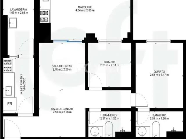 Apartamento para Venda em São Paulo/SP Quarta Parada 2 Quartos