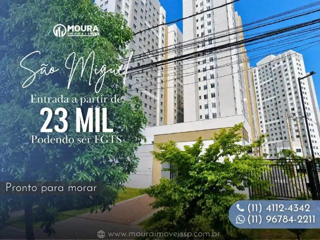 Apartamento para Venda em São Paulo/SP São Miguel Paulista 2 Quartos
