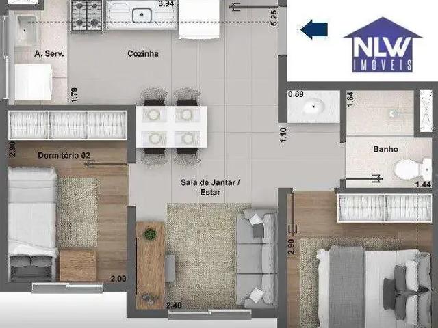 Apartamento para Venda em São Paulo/SP São Miguel Paulista 2 Quartos