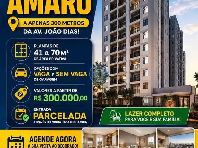 Apartamento para Venda em São Paulo/SP Santo Amaro 2 Quartos