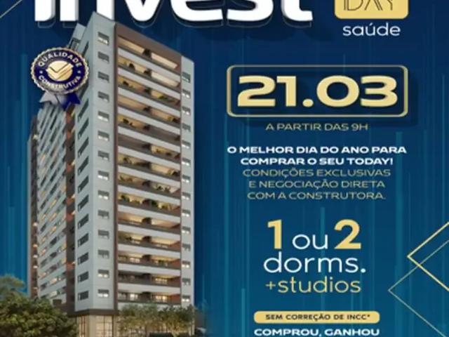 Apartamento para Venda em São Paulo/SP Saúde 1 Quartos