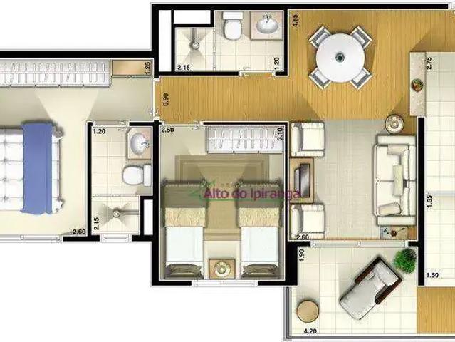 Apartamento para Venda em São Paulo/SP Saúde 2 Quartos