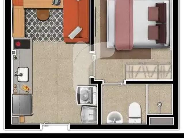 Apartamento para Venda em São Paulo/SP Sé 1 Quartos