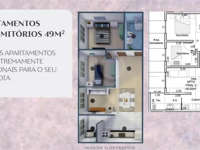 Apartamento para Venda em São Paulo/SP Tucuruvi 2 Quartos